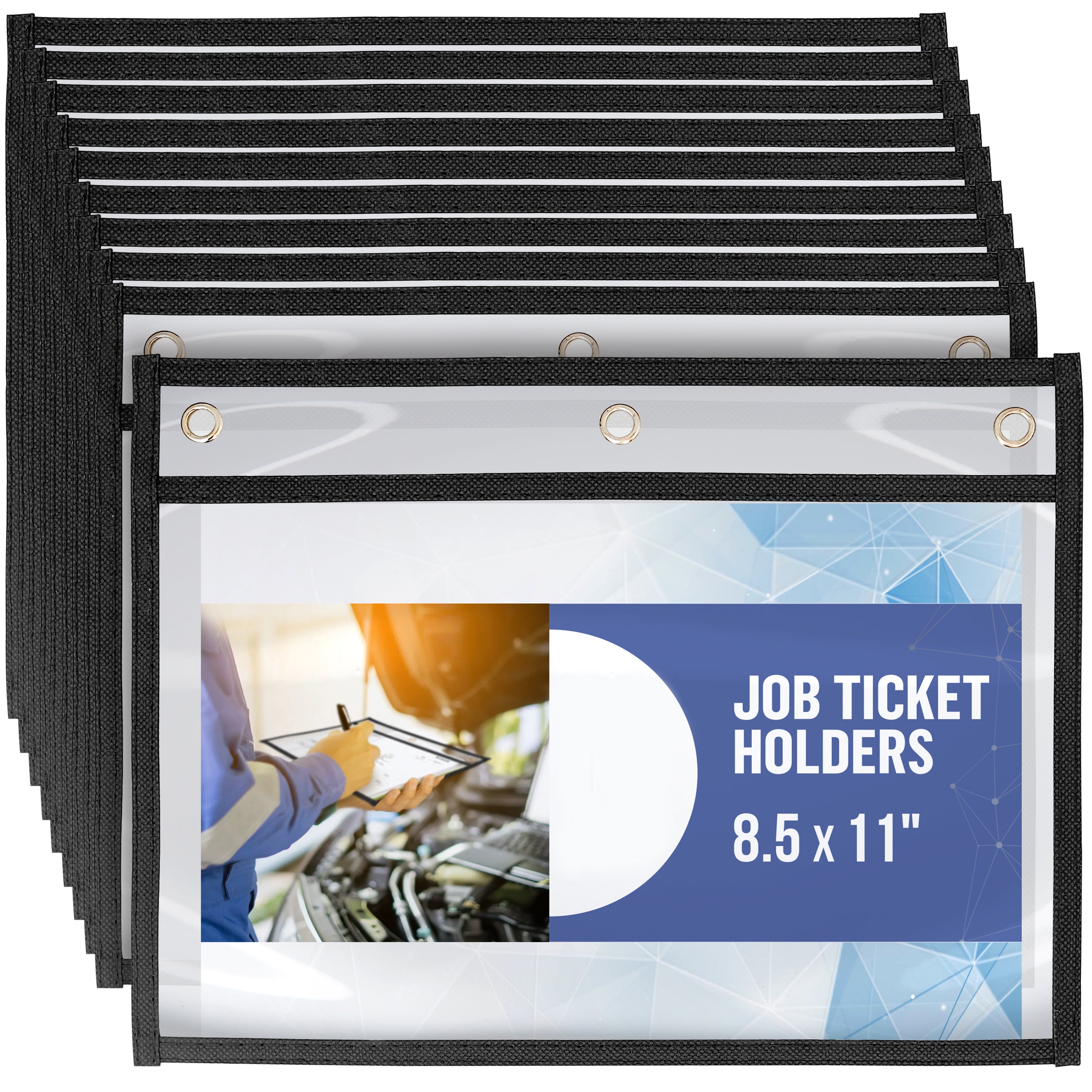 JUZARI Horizontal Job Ticket Holders 8.5 x 11 inch